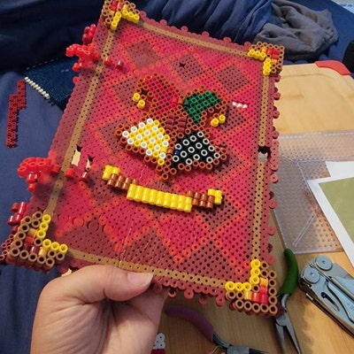 Vintage Polaroid Camera 3D Perler Bead Pattern Tutorial - Etsy