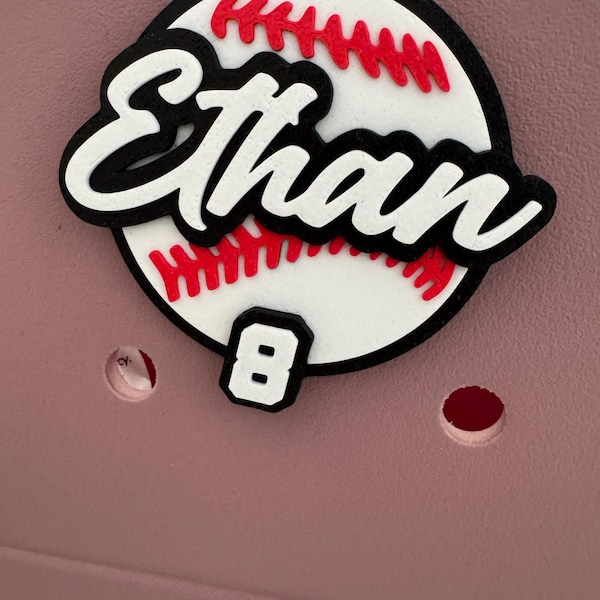 Softball Bag Tag, Personalized Softball Keychain, Custom Softball Name ...