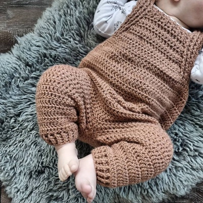 Crochet Pattern Baby Overalls Newborn to 24 Months - Etsy