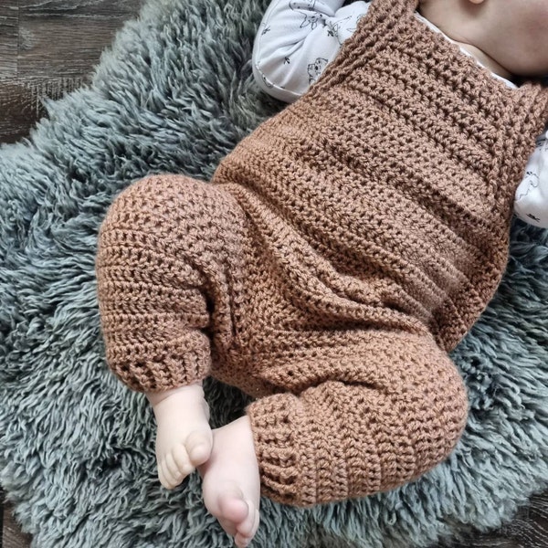 Crochet Pattern Baby Overalls - Newborn to 24 Months - Etsy
