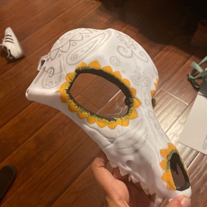 Wolf Skull Realistic Bone Spooky Mask Movable Moving Hinge Jaw 3D ...