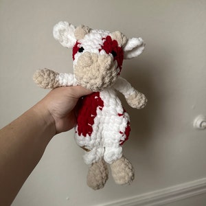MINI Clemmie Cow Knotted Lovey Crochet Cow PATTERN - Etsy