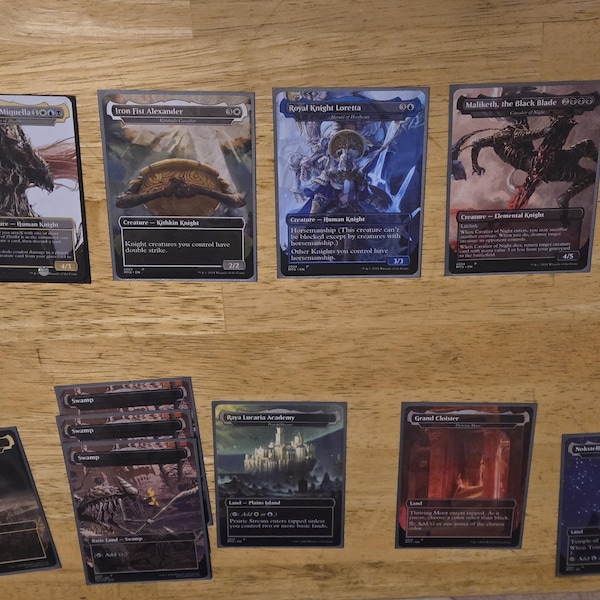 Elden Ring Commander Deck • Elden Ring Mtg Proxy Deck • Mtg Commander Deck • Custom MTG Card ...