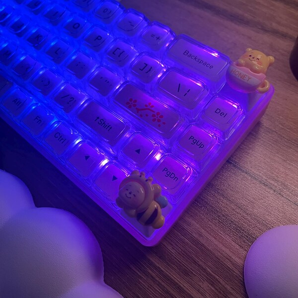 Kawaii Duck Character Keycaps, Goose Keycap, Animal Keycaps, Cute ...