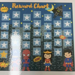 Space Themed Reward Chart L Incentive Positive Behavior Sticker Chart L ...