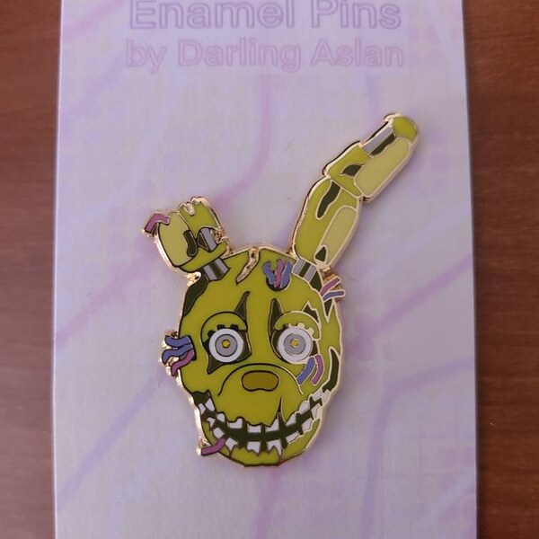 FNAF Toy Bonnie Foxy Springtrap Enamel Pins // Five Nights at Freddy’s ...