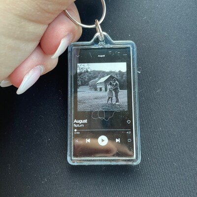 Custom Apple Music Lyrics Keychain Your Song, Your Lyrics, Uniquely ...