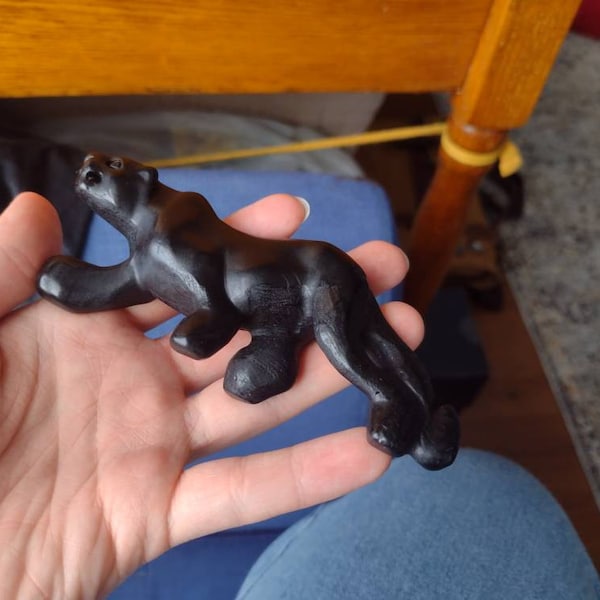 4.4" Natural Crystal Quartz,hand Carved Leopard ,crystal Leopard Skull ...