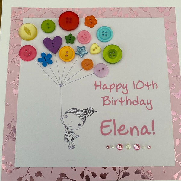 Rainbow Button Box Frame 18cm X 18cm - Etsy