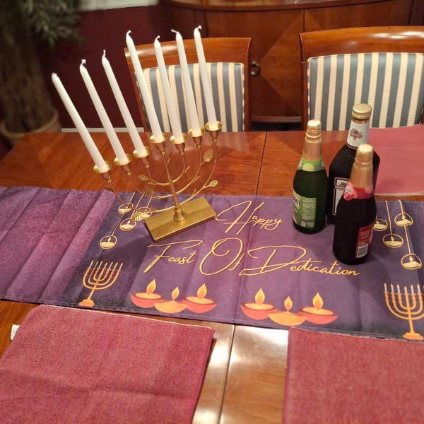 Passover | Feast of Unleavened Bread Table Runner - Gold Barley - Etsy