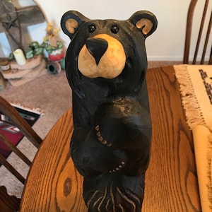 Tarzan Hanging Rope Wood Bear | Etsy