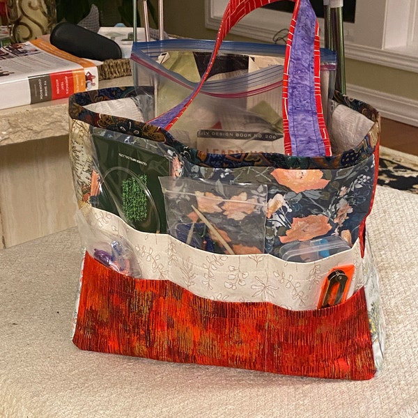 Caity Did Bag Pattern, Roomy Bag Pattern, DIY Bag Finished Size 16"w X ...