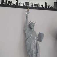 Statue of Liberty Papercraft Sculpture, Printable 3D Puzzle, Papercraft ...