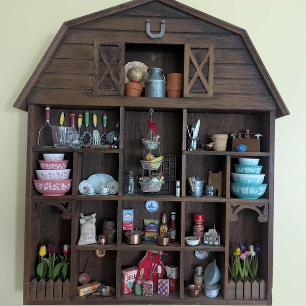 Miniature Pyrex-inspired Mixing Bowls – Stackable Retro Kitchen Display ...