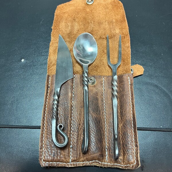 Camping Utensils, Hand Forged Utensils, Hand Forged Fork, Hand Forged ...