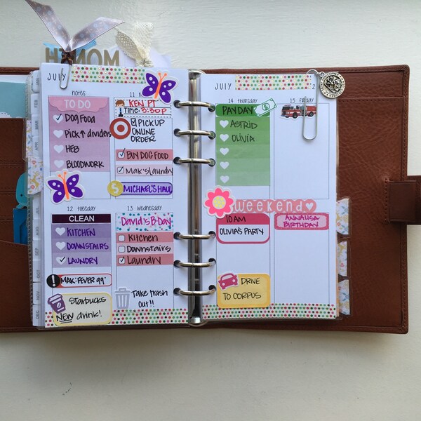 Digital Pocket Size Undated Weekly/daily Traveler's Notebook Inserts ...