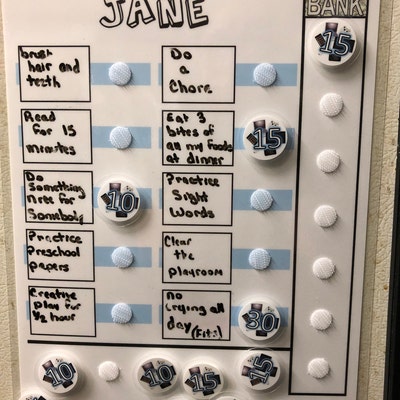 Kids Behavior Chart With 11 Movable Behaviors. grade Your Childs ...