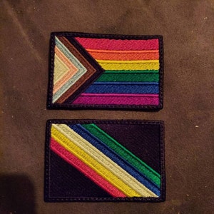 Bisexual Gay Pride Flag Embroidered Patch - Etsy