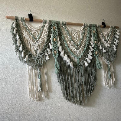 SET of Macrame Cotton Cord Bundles for Crafts, 3-ply 3 Strand Rope 3 ...