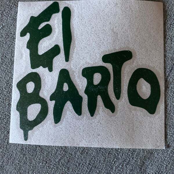 Unofficial the Simpsons El Barto Tag Decal Vehicle/ Laptop Sticker ...