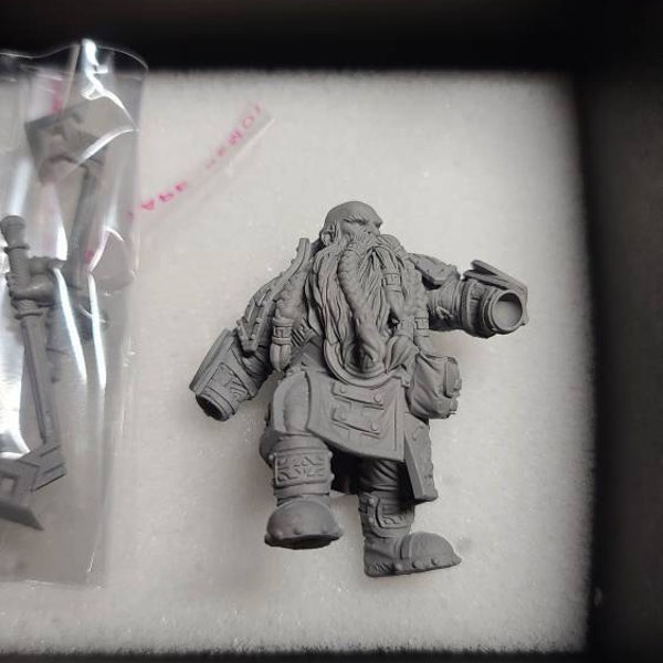 Colonel Thierry Du Lion D'argent Paladin Bust to Paint Dungeons Dragons ...