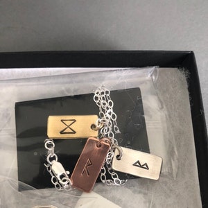 Runic Symbol Jewelry Viking Jewelry Silver Viking Rune Necklace Norse ...