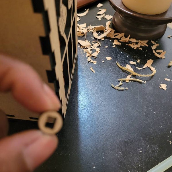 Laser Cut Box With Flip up Lid , Six Different Size Box , for 3mm, 1 ...