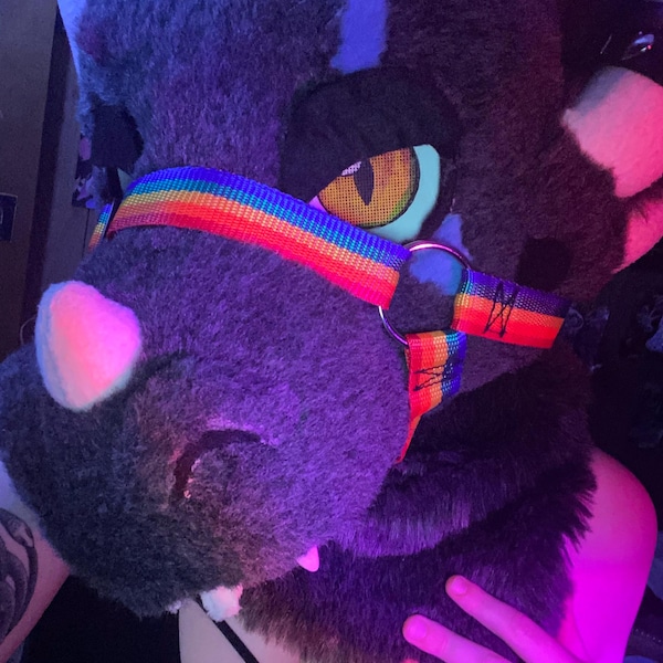 15 Colors! Fursuit Muzzle Harness Adjustable Accessory! Furry, Cosplay ...