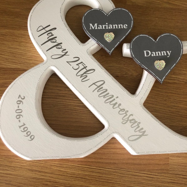 20 Years Together Sign, 20th Anniversary Gift for Parents Anniversary ...