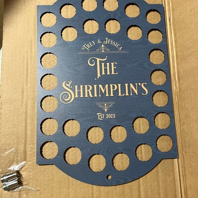 British Golf Ball Map Wall Art for the Home, Custom Golf Ball Display ...