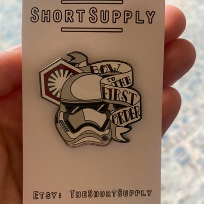 The Loyal Trooper First Order Stormtrooper Helmet 1.5'' Soft Enamel ...