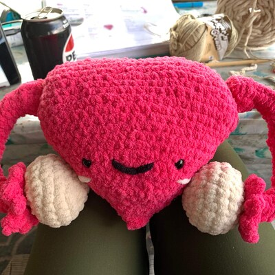 Anatomical Uterus Crochet Pattern PATTERN ONLY Instant DOWNLOAD ...