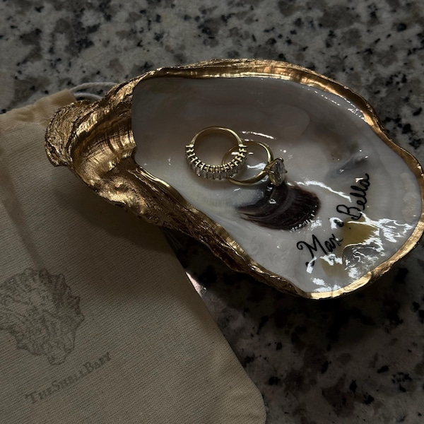 Oyster Shell Pumpkin Fall Decor Unique Coastal Decoupage Orange ...