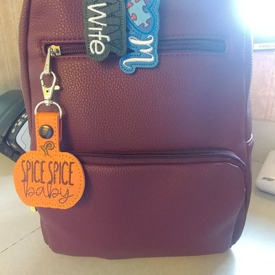 Spice Spice Baby Keychain, Pumpkin Key Chain, Pumpkin Keyfob, Pumpkin ...