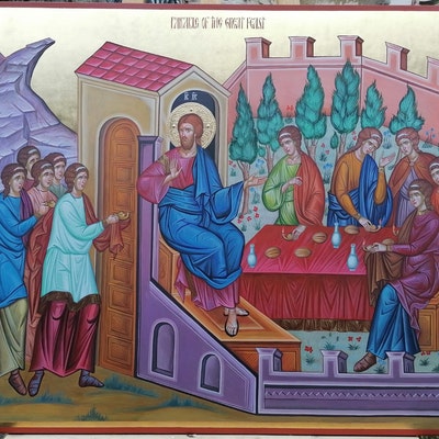 Saint Abigail Icon, St. Gobnait Icon, Deborah Religious Icon, Icon Hand ...