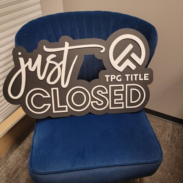 Just Closed Real Estate Photo Prop and Sign for Realtors, Social Media ...