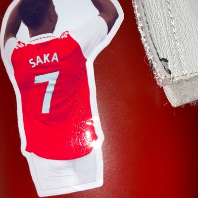 Bukayo Saka Vinyl Sticker, Arsenal Sticker, Arsenal Gift, World Cup ...
