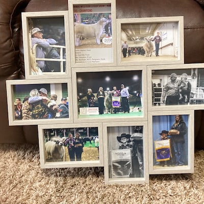 12 Piece Gallery Wall Frame Set starrustic Photo Frame Set With Mat ...