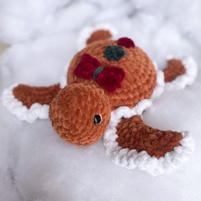 Gingerbread Turtle Pattern Crochet PDF Download Beginner - Etsy