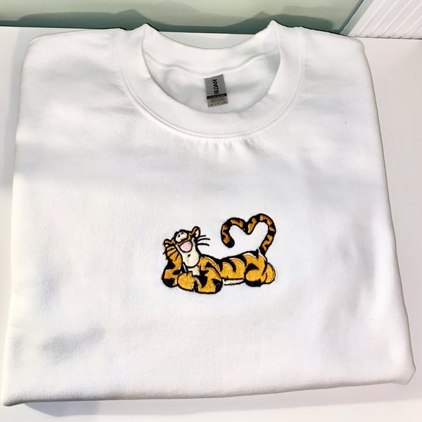 Tigger Heart Embroidery Design - PES File - Etsy