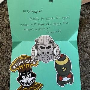 Fallout Mini Nuke Sticker - Etsy