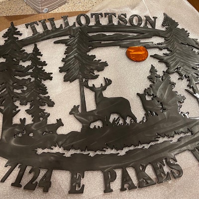 Aluminum Welcome Bear Sign/custom Welcome Sign/metal Welcome Sign ...