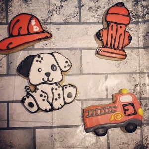 Firefighter Cookie Cutter Set - Etsy