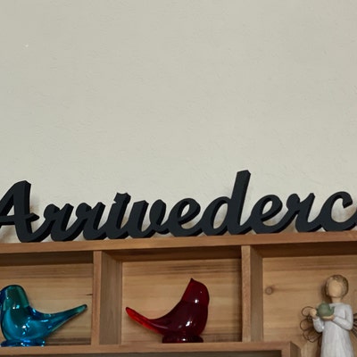 Custom Laser Cut Stand up or Hanging Sign Classic Script Unfinished - Etsy