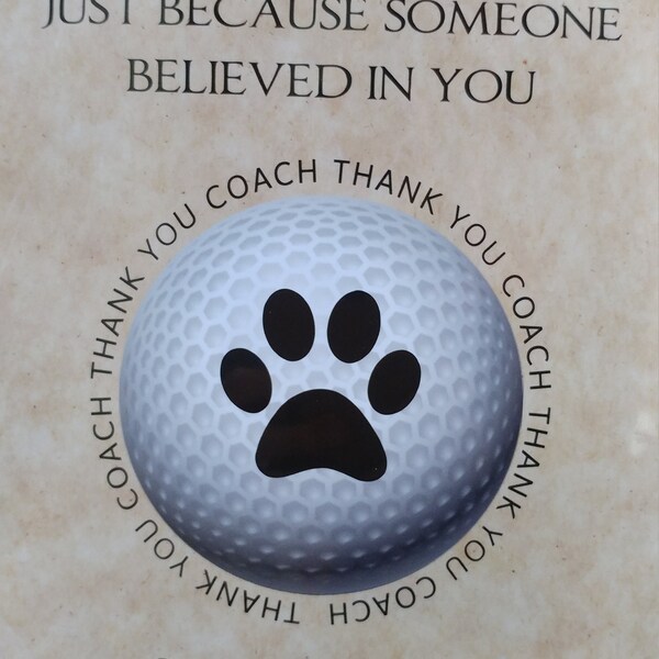 Golf Coach Gift Personalized Gifts for Coaches Golf Coach Gifts Golf ...