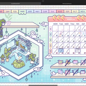 Kawaii Digital Planner, Planner Bundle, Cute Digital Planner, Kawaii ...