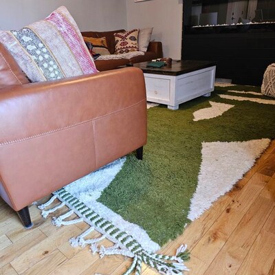 Large Red and White Checkered Rug, Moroccan Berber Checkered Rug ...