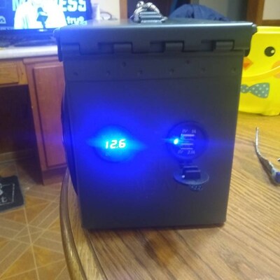 Basic Bluetooth Ammo Can Battery Powered Boom Box With Charger ...