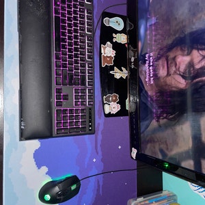 Uwu Owo Desk Mat, Kawaii Cute White Gaming Large Mouse Pad XXL - Etsy