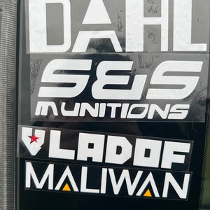 Large Farscape Moya and Talyn Vinyl Decals With Text John - Etsy